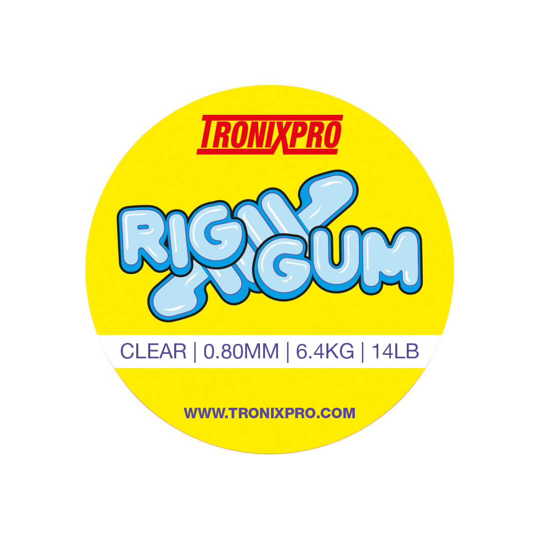 Tronixpro Rig Gum | Clear | 0.80mm | 6.4kg | 14lb – New Romney Angling ...